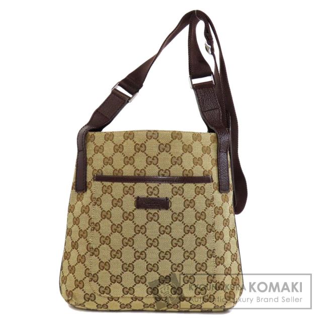 グッチ GUCCI 122798  GG  ショルダーバッグ キャンバス レディース  中古