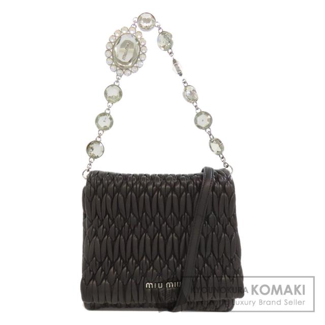 ミュウミュウ MIUMIU  2WAY  ハンドバッグ カーフ レディース  中古