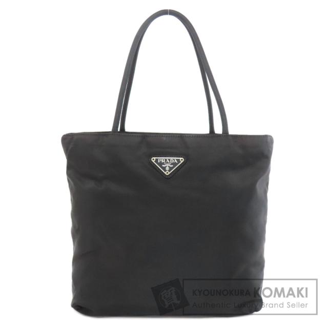 プラダ PRADA  ロゴ金具  ハンドバッグ ナイロン素材 レディース  中古
