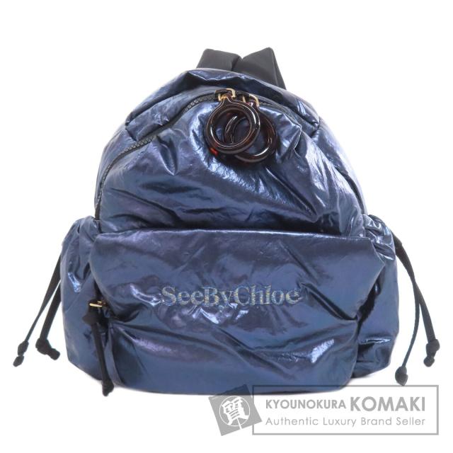 シーバイクロエ SEE BY CHLOE  ロゴ  リュック・デイパック ナイロン素材 レディース  中古