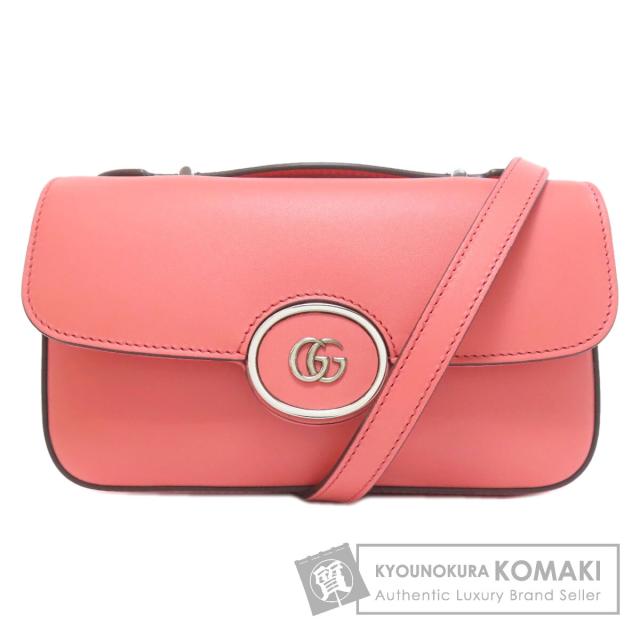 グッチ GUCCI 379722  ダブルGロゴ ミニチェーンショルダー 2WAY  ショルダーバッグ レザー 中古