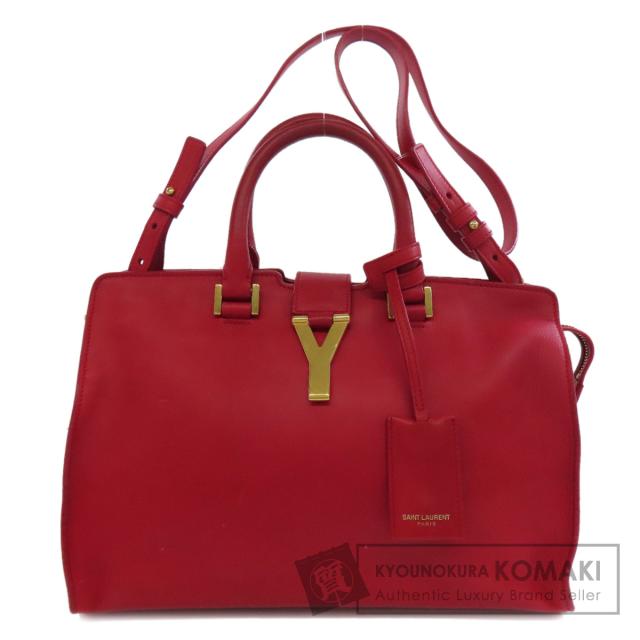 サンローラン SAINT LAURENT  プチカバス 2WAY  ハンドバッグ レザー レディース  中古