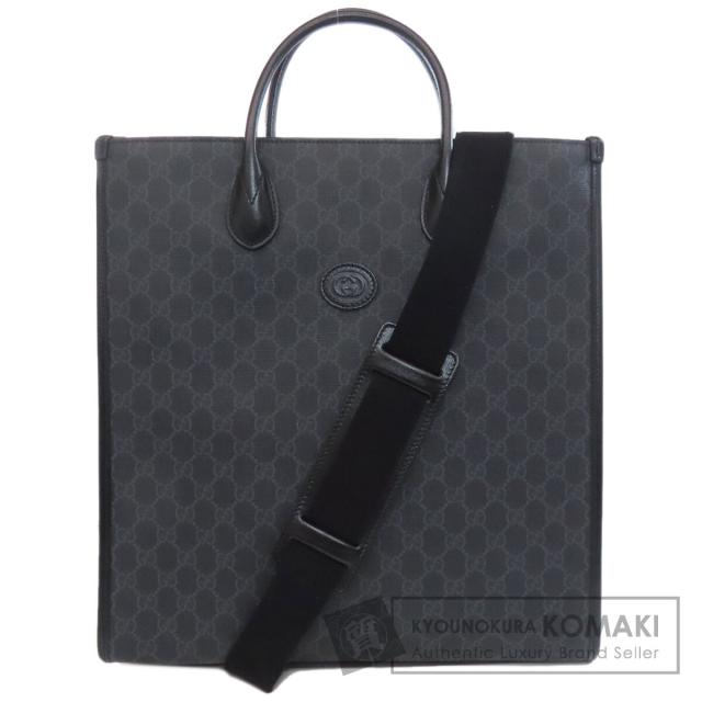 グッチ GUCCI 674155  GGスプリーム 2WAY  トートバッグ PVC レディース  中古