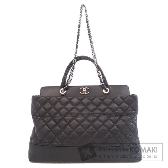 シャネル CHANEL  マトラッセ 2WAY シルバー金具  トートバッグ レザー レディース  中古