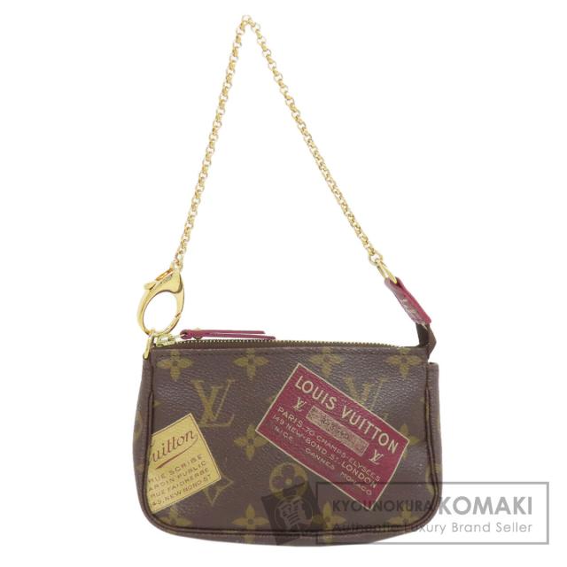 ルイヴィトン LOUIS VUITTON M63798  ミニポシェット・アクセソワール ラベルコレクション  中古