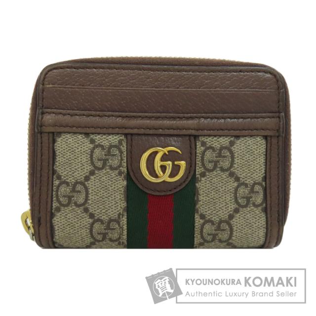 グッチ GUCCI 653552  オフディア GG ダブルG  カードケース レザー レディース  中古