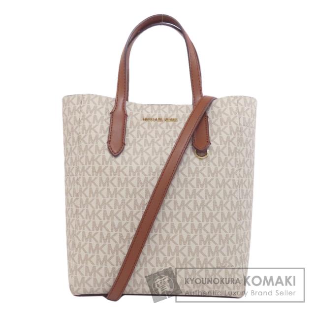 マイケルコース Michael Kors  MKシグネチャー 2WAY  ハンドバッグ PVC レディース  中古