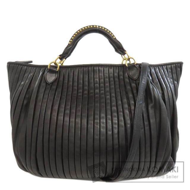 ミュウミュウ MIUMIU  2WAY  ハンドバッグ カーフ レディース  中古