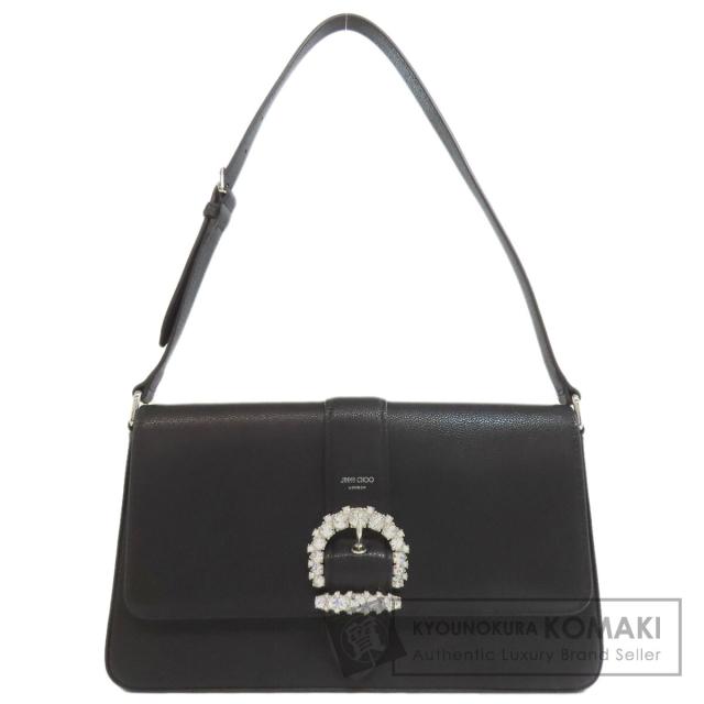 ジミーチュウ Jimmy Choo  ビジュー  ハンドバッグ レザー レディース  中古