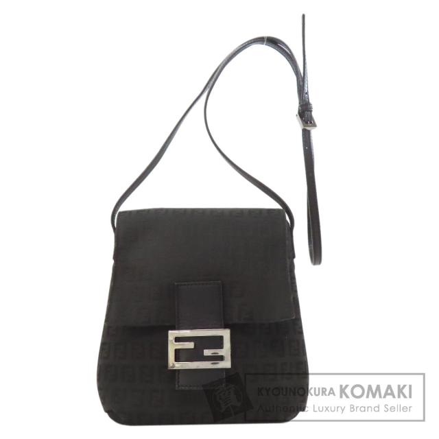 フェンディ FENDI  ズッカ柄  ショルダーバッグ キャンバス レディース  中古