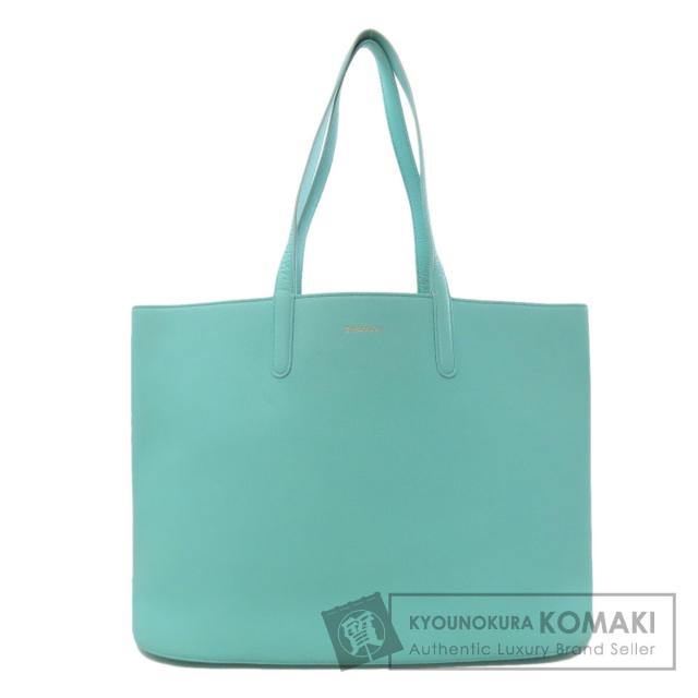 ティファニー TIFFANY&Co.  ロゴ  トートバッグ レザー レディース  中古