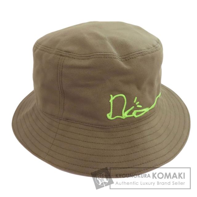 ディオール Dior  トラヴィス・スコット カクタスジャック バケットハット  帽子 コットン 中古