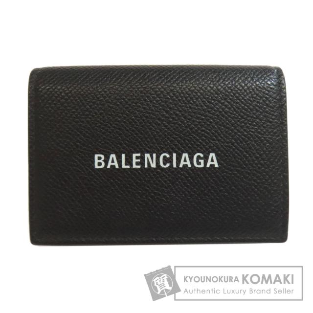 バレンシアガ BALENCIAGA 594412  コンパクトウォレット  二つ折り財布（小銭入れあり） 中古