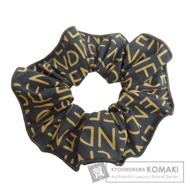 フェンディ FENDI  シュシュ  ヘアアクセサリー ナイロン素材 レディース  中古