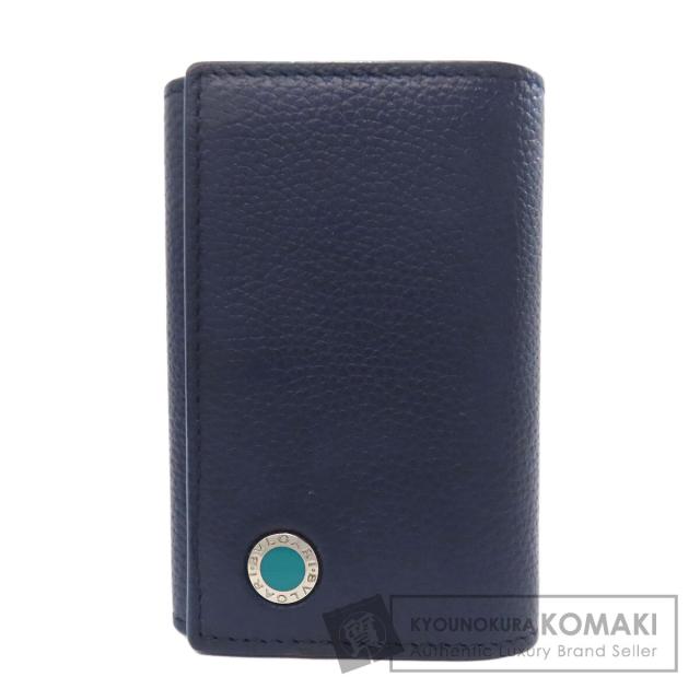 ブルガリ BVLGARI  ロゴ  キーケース レザー レディース  中古