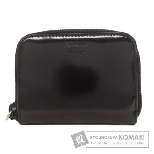 プラダ PRADA M268  ロゴ  ケース レザー レディース  中古