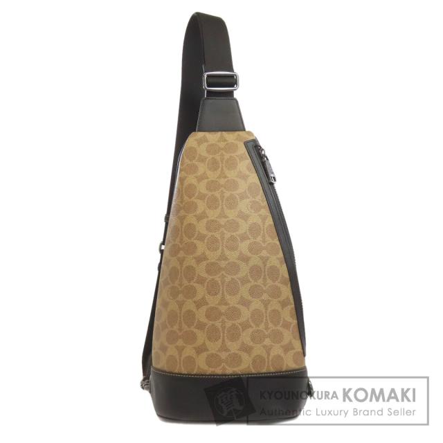 コーチ COACH CY801  ドミニク スリング  ボディバッグ PVC レディース  中古