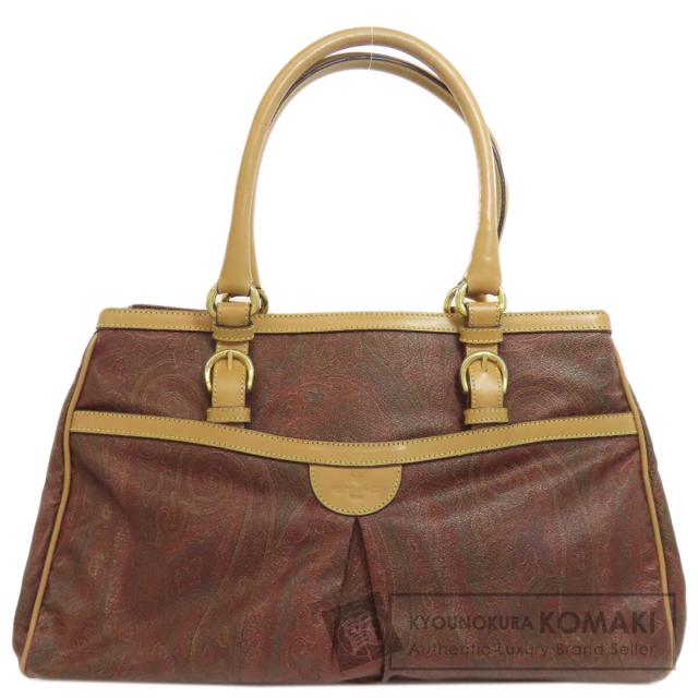 エトロ ETRO  ペイズリー柄  トートバッグ PVC レディース  中古
