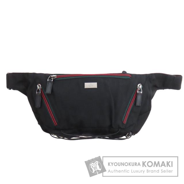 グッチ GUCCI 122350  シェリーライン  ボディバッグ ナイロンキャンバス レディース  中古