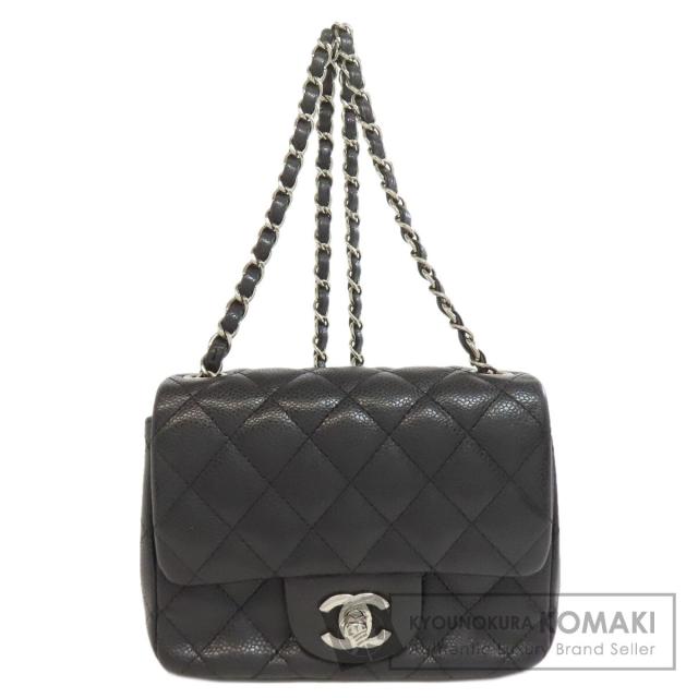 シャネル CHANEL  チェーンショルダー マトラッセ シルバー金具  ショルダーバッグ 中古