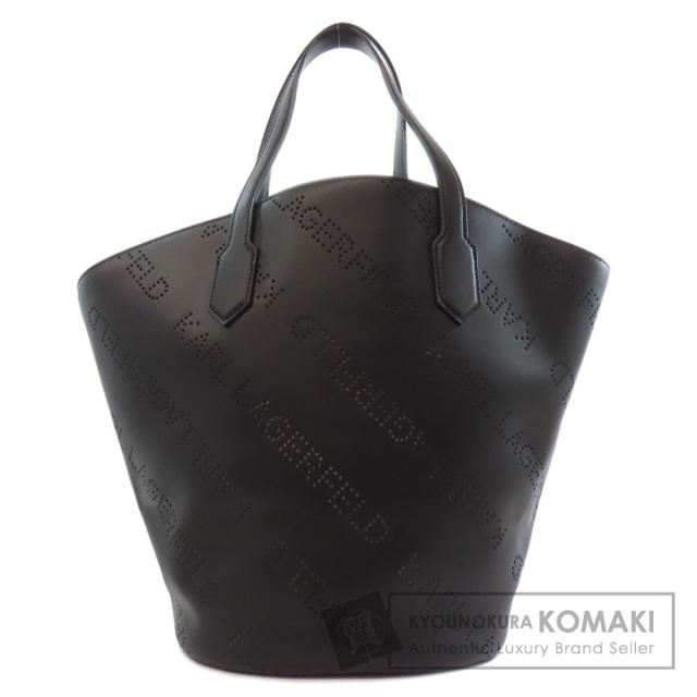 セレクトバッグ SELECT BAG  カールラガーフェルド ロゴ  トートバッグ PVC レディース  中古