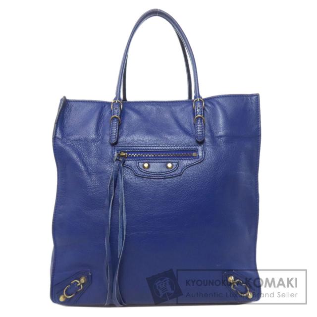 バレンシアガ BALENCIAGA  ザ ペーパー  ハンドバッグ カーフ レディース  中古