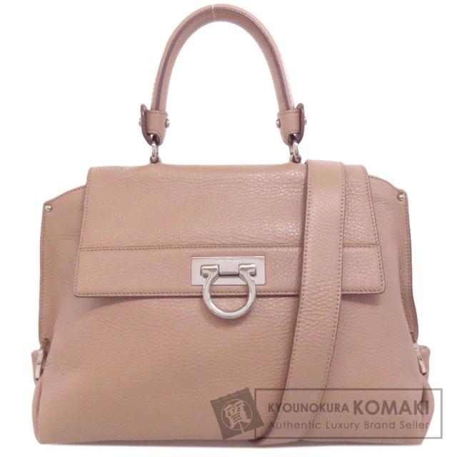 サルヴァトーレフェラガモ Salvatore Ferragamo  ソフィア ガンチーニ金具 2WAY  ハンドバッグ 中古