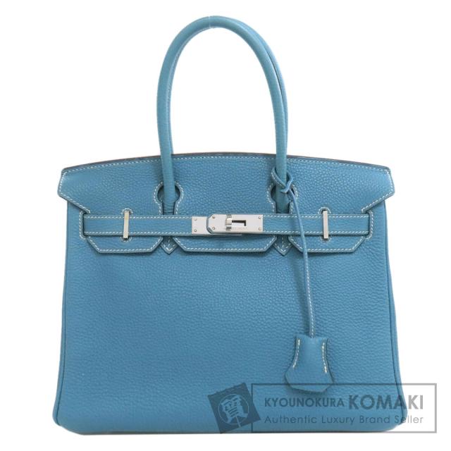 エルメス HERMES  バーキン30 ブルージーン シルバー金具  ハンドバッグ トゴ レディース  中古
