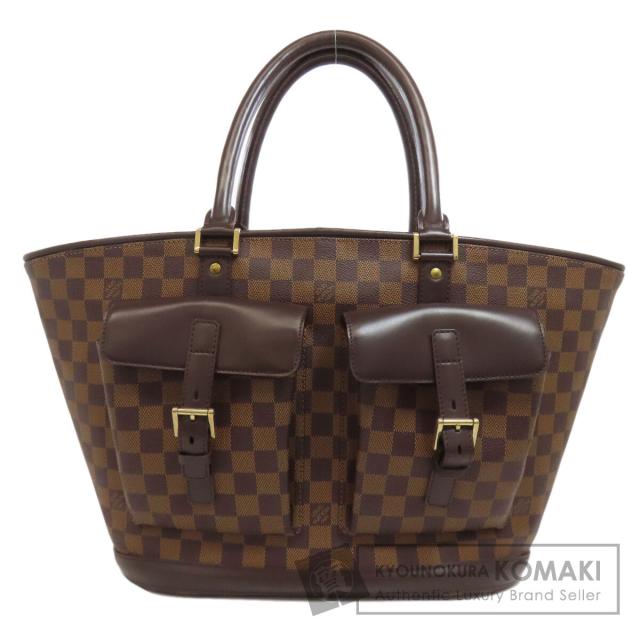 ルイヴィトン LOUIS VUITTON N51120  マノスクGM  トートバッグ ダミエキャンバス レディース  中古