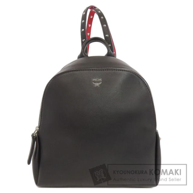 エムシーエム MCM  スタッズ  リュック・デイパック レザー レディース  中古