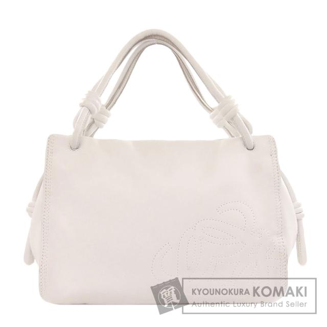 ロエベ LOEWE  アナグラム  ハンドバッグ ラムスキン レディース  中古