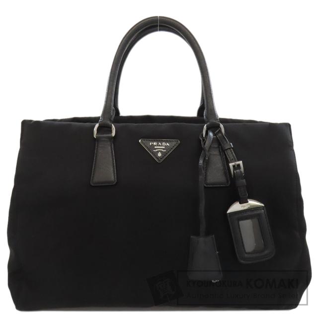 プラダ PRADA  ロゴ  ハンドバッグ ナイロン素材 レディース  中古