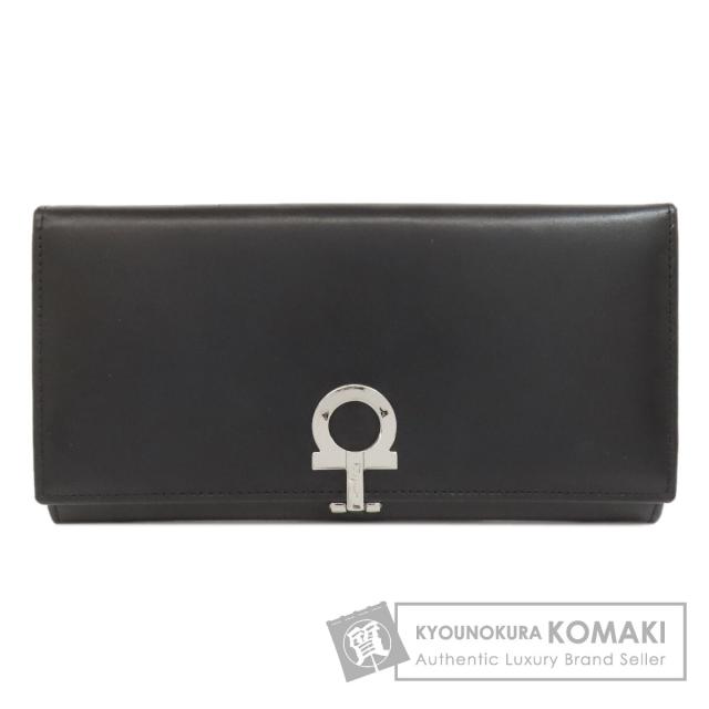 サルヴァトーレフェラガモ Salvatore Ferragamo  ガンチーニ金具  長財布（小銭入れあり） 中古