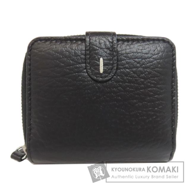 メゾン・マルジェラ MaisonMargiela  ロゴ  二つ折り財布（小銭入れあり） カーフ レディース  中古