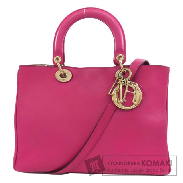 クリスチャンディオール CHRISTIAN DIOR  2WAY  ハンドバッグ カーフ レディース  中古