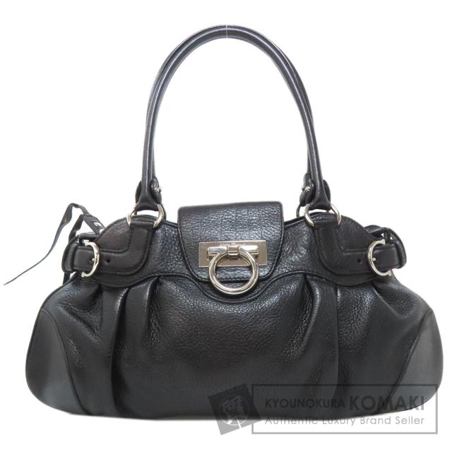 サルヴァトーレフェラガモ Salvatore Ferragamo  ガンチーニ金具 2WAY  ハンドバッグ カーフ 中古