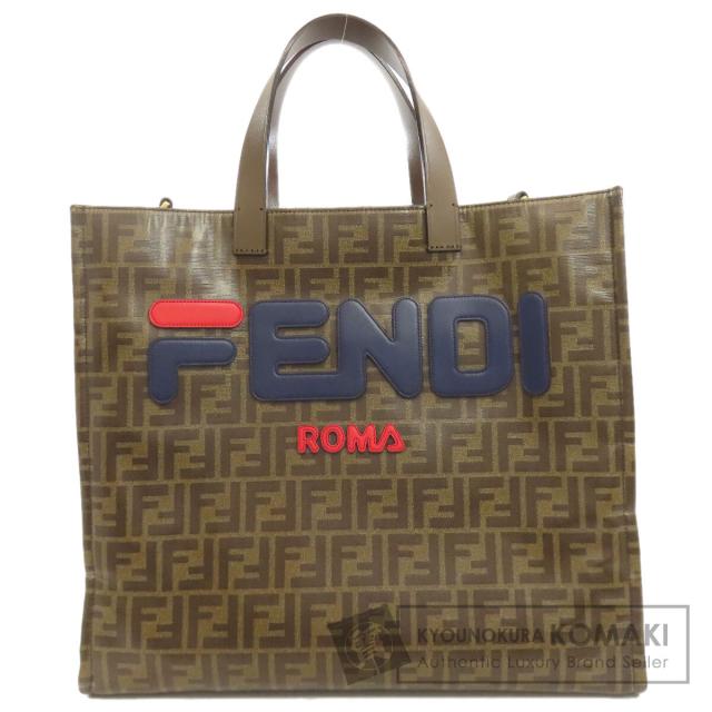 フェンディ FENDI  フィラコラボ ズッカ柄  トートバッグ コーティングキャンバス 中古