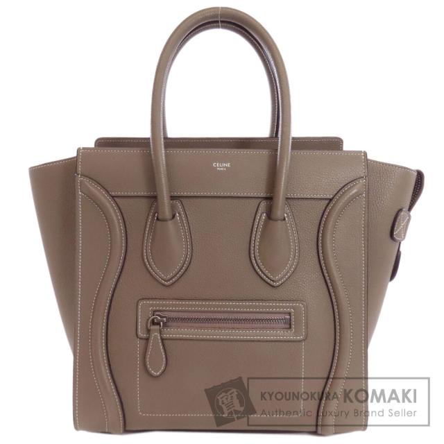 セリーヌ CELINE  ラゲージマイクロ  トートバッグ カーフ レディース  中古