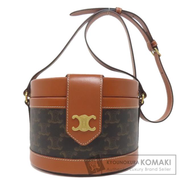 セリーヌ CELINE  タンブール トリオンフ  ショルダーバッグ PVC レディース  中古