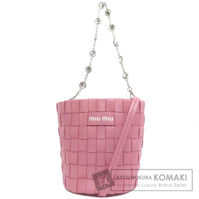 ミュウミュウ MIUMIU  2WAY  ハンドバッグ カーフ レディース  中古