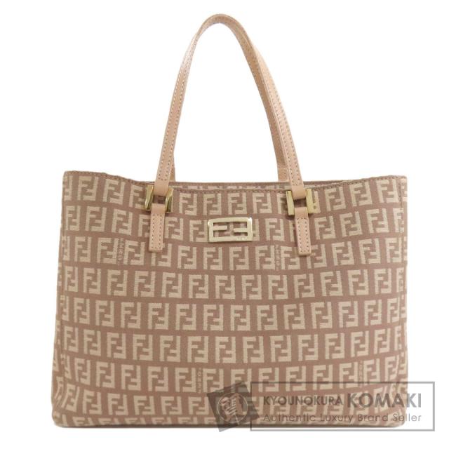 フェンディ FENDI  ズッキーノ  ハンドバッグ キャンバス レディース  中古
