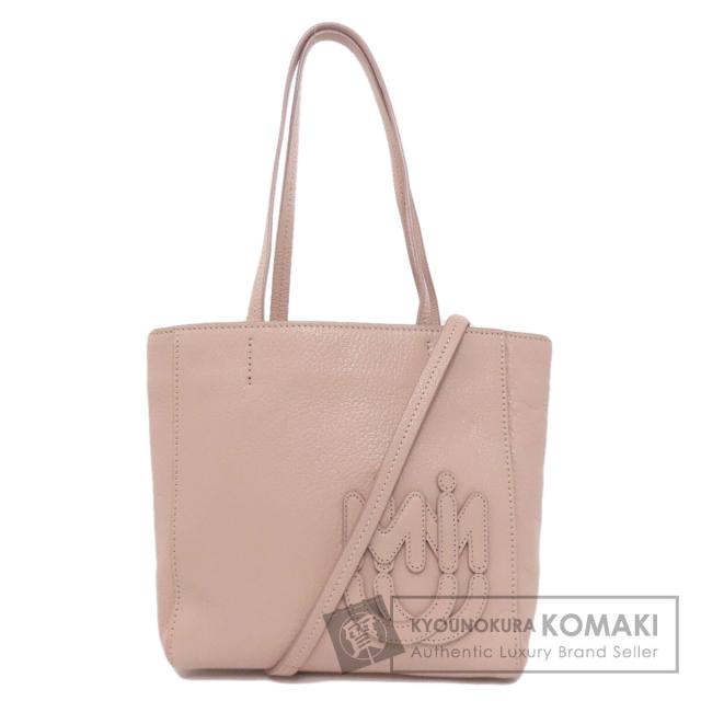 ミュウミュウ MIUMIU  2WAY  ハンドバッグ カーフ レディース  中古