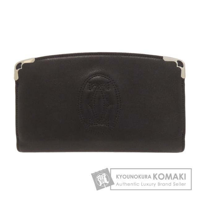 カルティエ CARTIER  マストライン  長財布（小銭入れあり） レザー レディース  中古