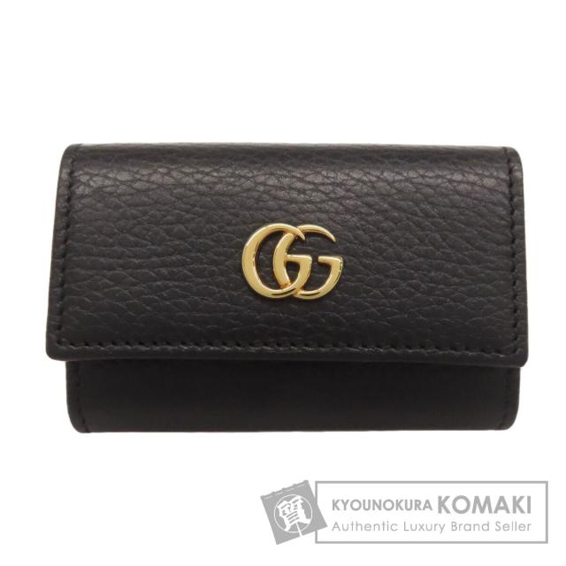 グッチ GUCCI 456118  GGマーモント  キーケース カーフ レディース  中古