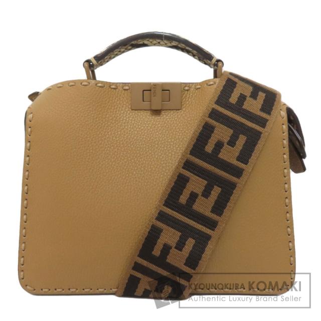 フェンディ FENDI  ピーカブー セレリア 2WAY  ハンドバッグ カーフ レディース  中古