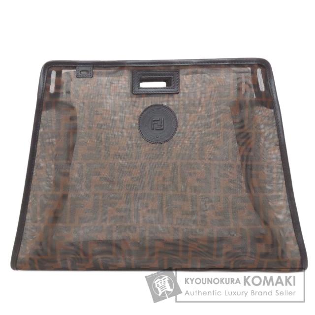 フェンディ FENDI  ピーカブーカバー ズッカ柄   ナイロンメッシュ レディース  中古