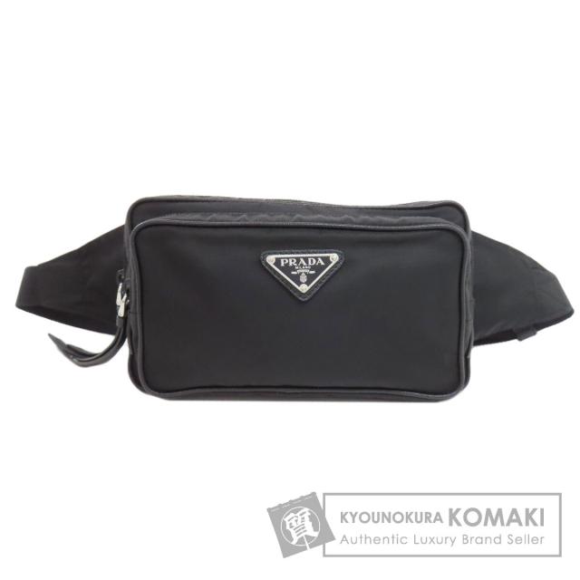 プラダ PRADA  ロゴ金具  ボディバッグ ナイロン素材 レディース  中古