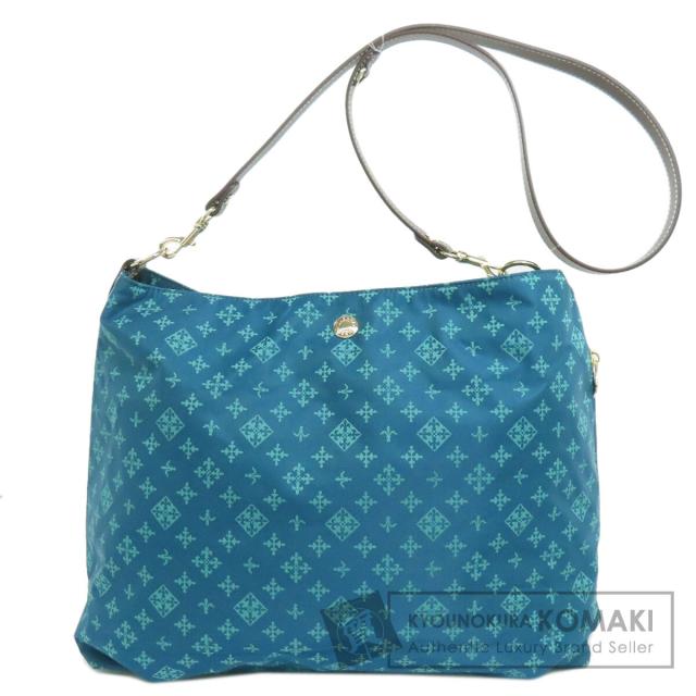 ラシット russet  百合紋章  ショルダーバッグ ナイロン素材 レディース  中古