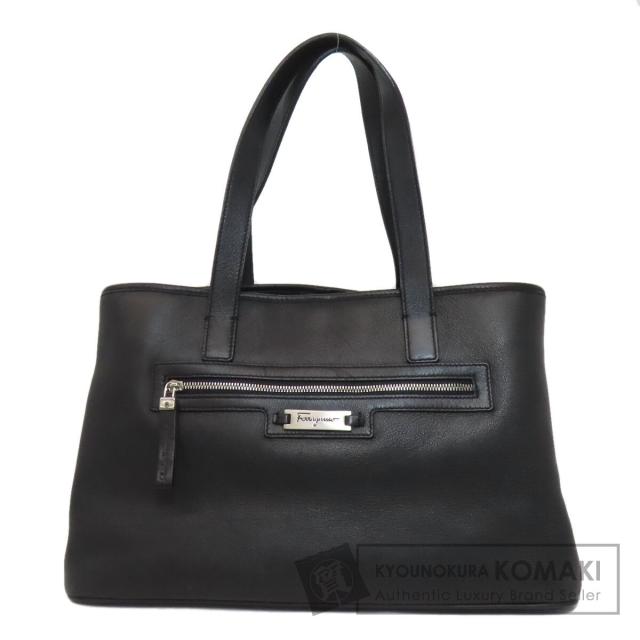 サルヴァトーレフェラガモ Salvatore Ferragamo  ロゴ  トートバッグ カーフ レディース  中古