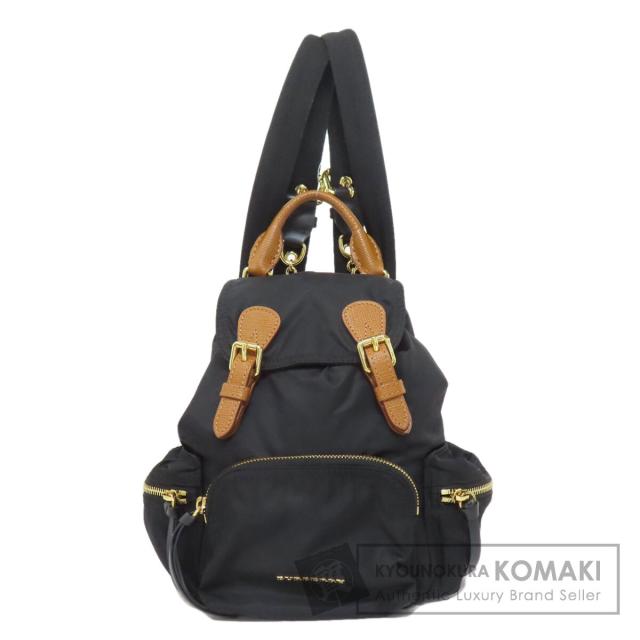 バーバリー BURBERRY  ロゴ  リュック・デイパック ナイロン素材 レディース  中古